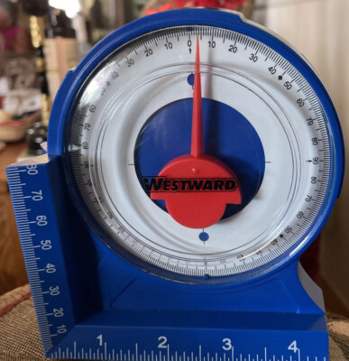Vintage Westward 4Mrw3 Protractor/Angle Finder,4 5/8In,Magnetic | eBay