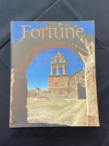 Fortune Magazine January 1942 Anaconda The Presidency Union Closed ...