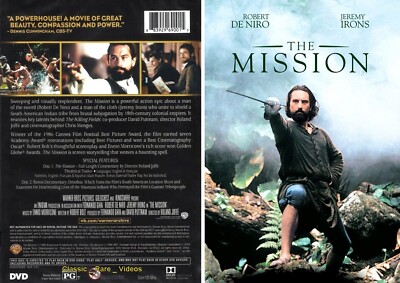 The Mission ~ DVD 2 Discs ~ Robert De Niro, Jeremy Irons (1986 ...