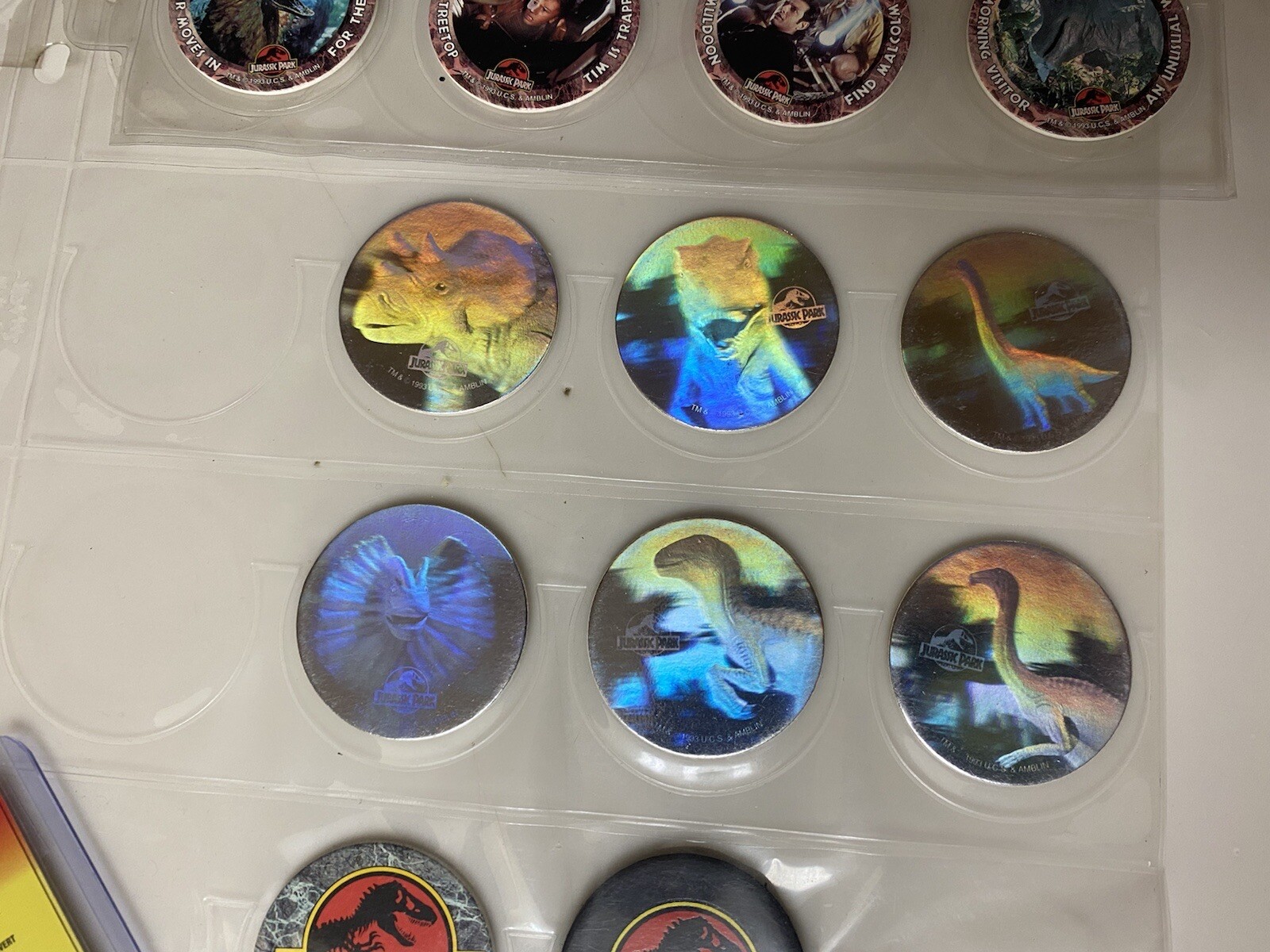 Jurassic Park Pogs ACTUAL Complete Set! | eBay