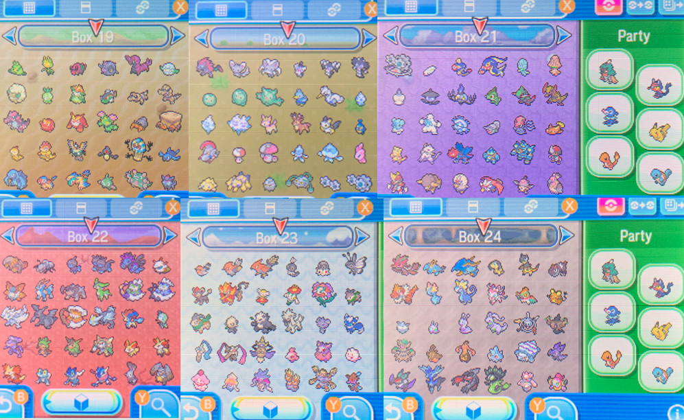 The Complete Shiny Living Pokedex - All 807 Pokemon for Pokemon Home ...