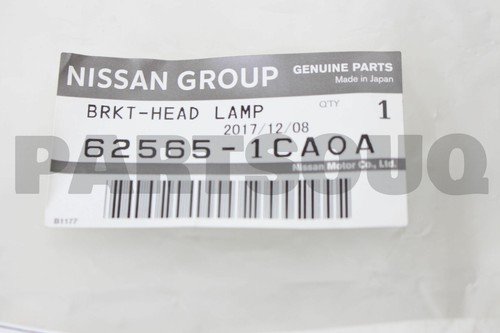 625651CA0A Genuine Nissan BRACKET-HEAD LAMP LH 62565-1CA0A | eBay