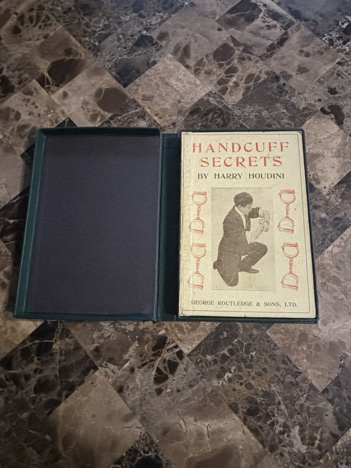 1910 RARE HARDCOVER BOOK BY HOUDINI--HANDCUFF SECRETS | eBay