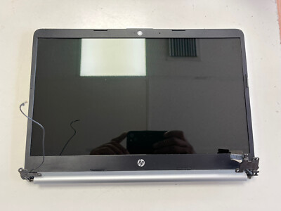 HP 14-df0018wm 14" Glossy HD LCD Screen Complete Assembly Silver. Grade ...