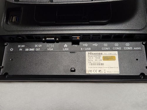 Hisense POS Terminal HK570 All-in-one 4GB 128SSD Windows 10 Great ...