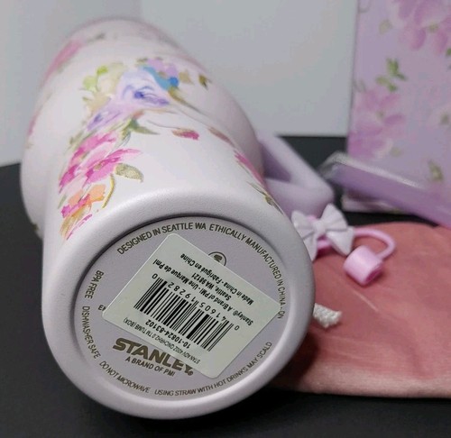 Stanley x Love Shack Fancy 40oz Purple Floral Rose Tumbler - Free ...