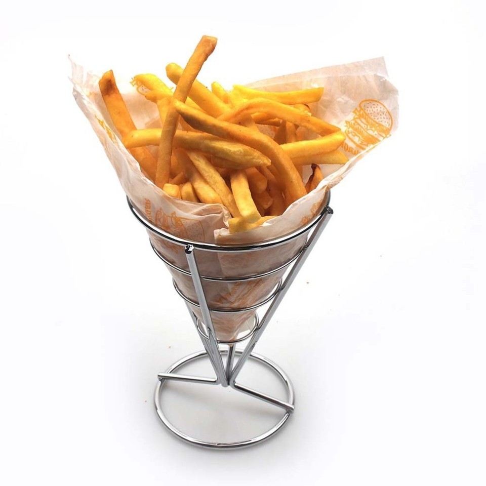 French Fries Rack Fry Stand Basket Chips Appetizers Holder Fried ...