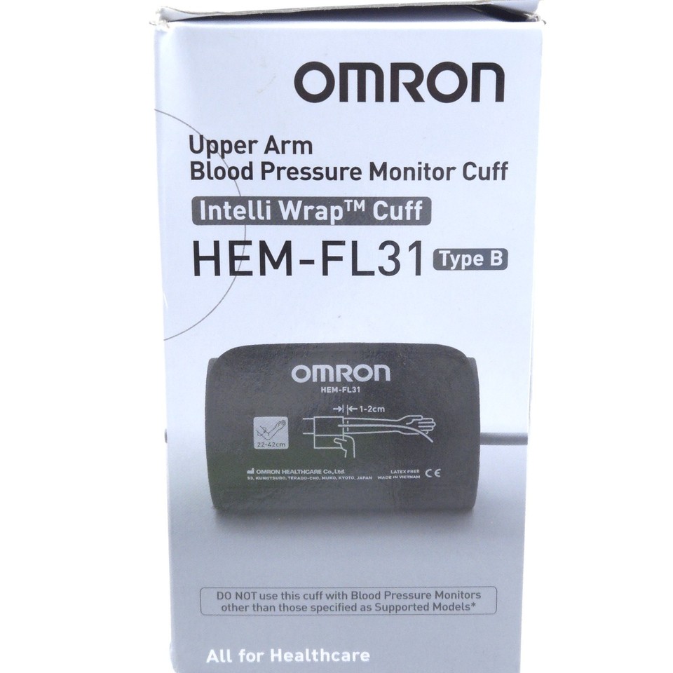 Omron HEM-FL31-B Easy-Wrap ComFit Cuff (9"-17") for BP5250, BP7350 ...