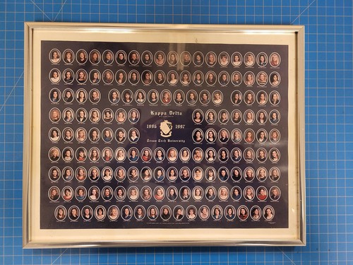 Kappa Delta 1996 1997 Texas Tech University Framed Composite Photo ...