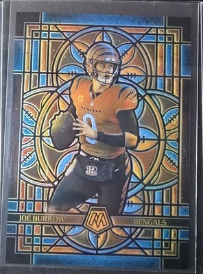2025 Mosaic Joe Burrow Stained Glass #5 JUMBO Cincinnati Bengals Costco ...
