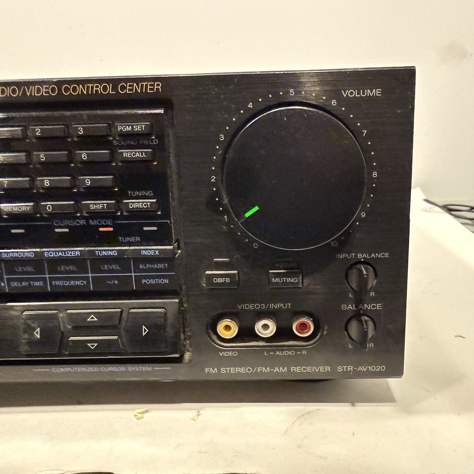 Sony STR-AV1020 Surround Stereo Receiver AM/FM – Tested & Works Great ...