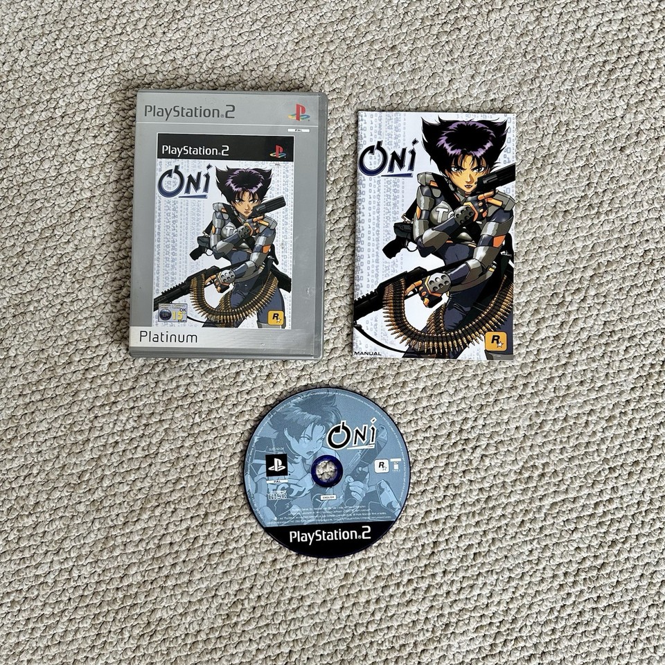 Oni Platinum PS2 PlayStation 2 Game with Manual Disc and Box | eBay