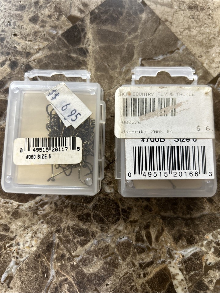 Dai-Ricki Fishing Hooks Size 6 2 Pack 50 High Carbon Steel Nymph | eBay
