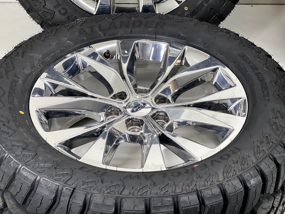 20" FORD F150 CHROME WHEELS TIRES RIMS KING RANCH TRUCK PVD FACTORY OEM ...