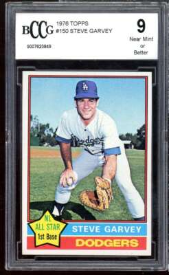 Steve Garvey Card 1976 Topps #150 BGS BCCG 9 | eBay