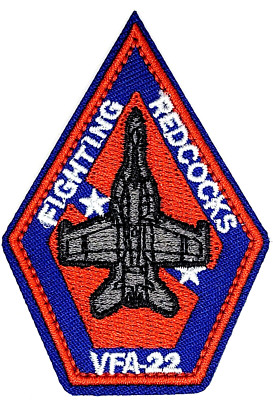 🔥 TOP GUN FLIGHT JACKET Patch FIGHTING REDCOCKS VFA-22 TACTICAL 2" x 3" | eBay