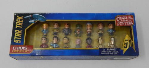 Star Trek 50th Chibis Complete Set Of 12 + 2 Sp. Edition Gold Spock ...