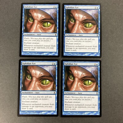 Set of X4 MTG Ophidian Eye Time Spiral 70/301 Regular Common | eBay
