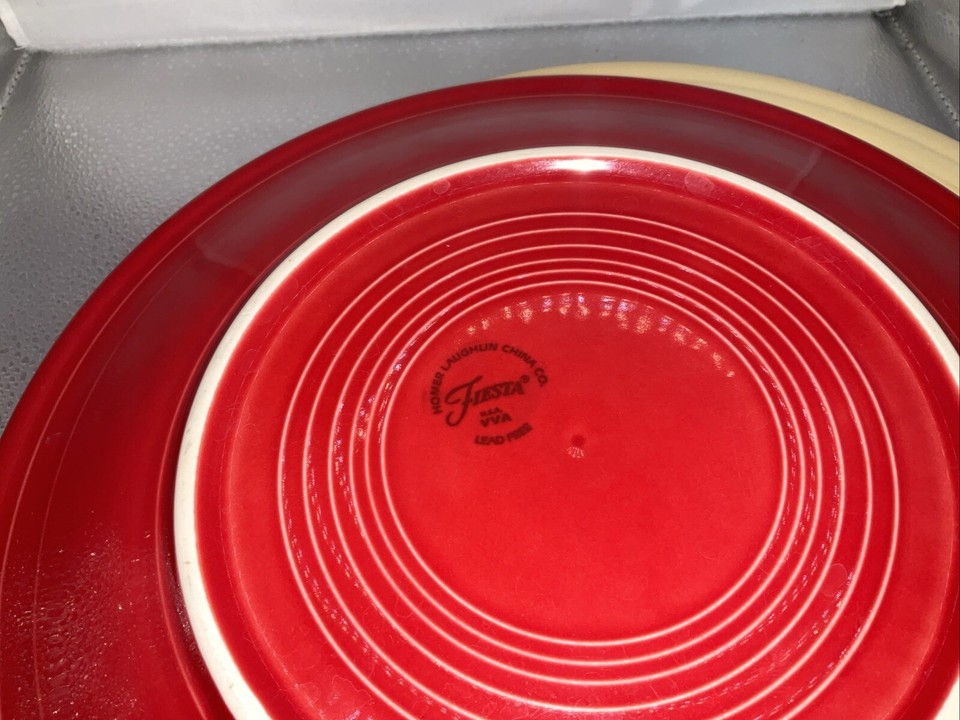 Fiesta Fiestaware 10 1/4” Dinner Plate Multi Color Lot Of (4) | eBay