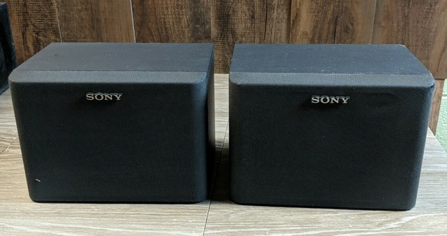 Sony Surround Sound SS Cr62 Speaker System Cn62 Ss-u31 X 2 Japan ...