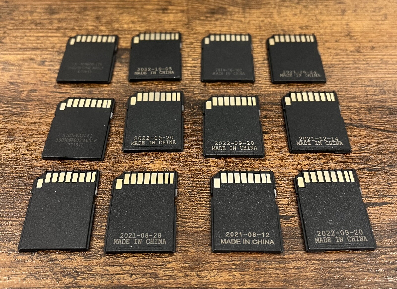 Lot of 12 Micro SD Card Adapters SD SDHC SDXC SanDisk Kingston Sony GUC ...
