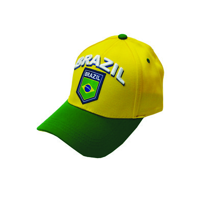 Brazil cap hat flag any sports World Cup Olympics Brasil Soccer ...