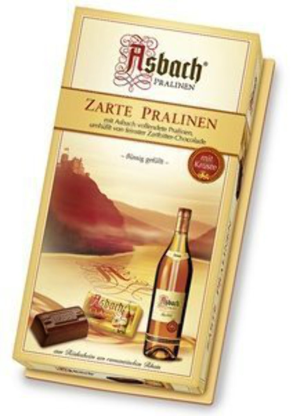 Asbach Chocolate German Brandy Zarte Pralinen Sugar Crust Liquor Filled ...