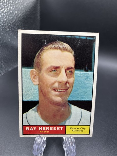 1961 Topps Set-Break #498 Ray Herbert - Kansas City Athletics - Lot1448 ...