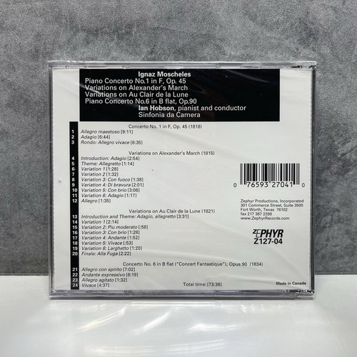 Ignaz Moscheles Volume 3 / Piano Concerto No. 1 & 6 (CD, 2004) Ian ...