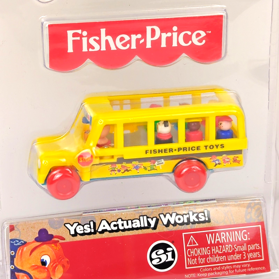 Fisher-Price Little People School Bus *World's Smallest* New Sealed | eBay