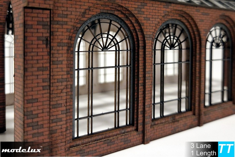 Modelux TT Gauge 'Cheltenham' 3 Lane Single Length Engine Shed Kit ...