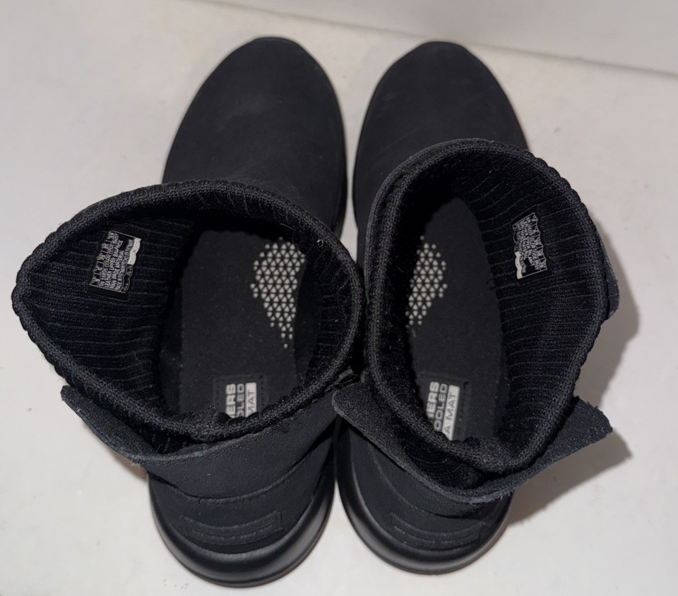 Skechers Women’s 9 On The Go Joy Boots Black Comfort | eBay