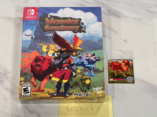Monster Sanctuary Collector's Edition (Switch) NEW SEALED MINT W/CARD, RARE LRG! | eBay