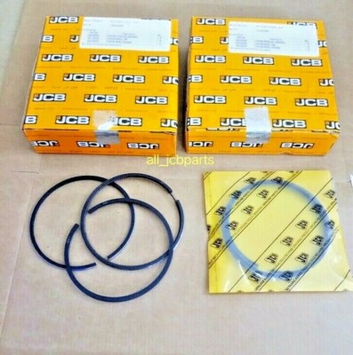 Genuine JCB Piston Ring Kit Std. Turbo, Set of 4 Pcs (Part# 320/09299 ...