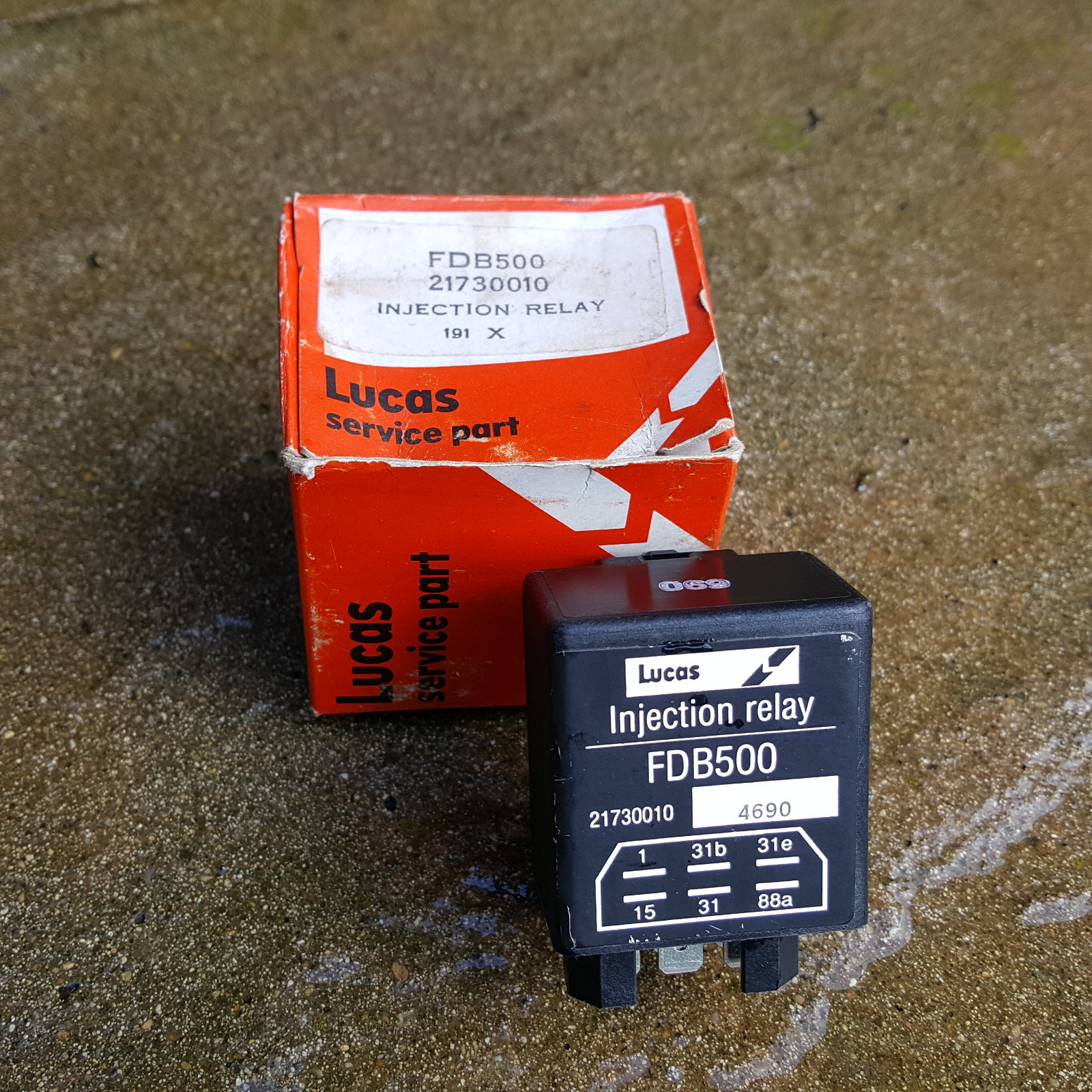 FORD ESCORT 1983-85 MK3 1.6i ORION 1983-86 FDB500 LUCAS INJECTION RELAY ...
