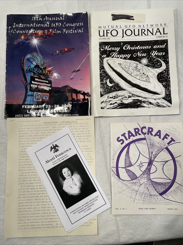 VTG Occult Aliens Mutual UFO Network UFO JOURNAL 1999 #380 & UFO ...