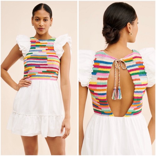 Saylor Leonara Rainbow Mini Dress in Medium | eBay