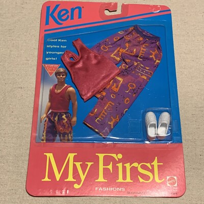 VINTAGE KEN CLOTHES GYM MUSCLE SHIRT MY FIRST FASHION 1992 MATTEL ...