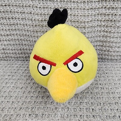 Angry Birds Chuck Yellow 5" Plush Stuffed Animal Sounds Don't Work ...