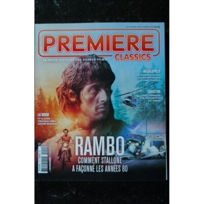 PREMIERE CLASSICS 9 OCT 2019 COVER RAMBO SYLVESTER STALLONE LA BOUM ...