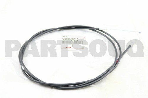 5363060010 Genuine Toyota CABLE ASSY, HOOD LOCK CONTROL 53630-60010 | eBay