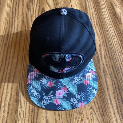 Batman DC Comics Embroidered Tropical Hawaiian Print Visor 2 Tone ...