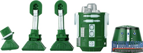 R5-013 Star Wars The Clone Wars Disney Droid Factory Build-a green ...