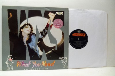 INXS what you need (extended mix) 12 INCH EX/EX, INXS 512, vinyl, indie ...
