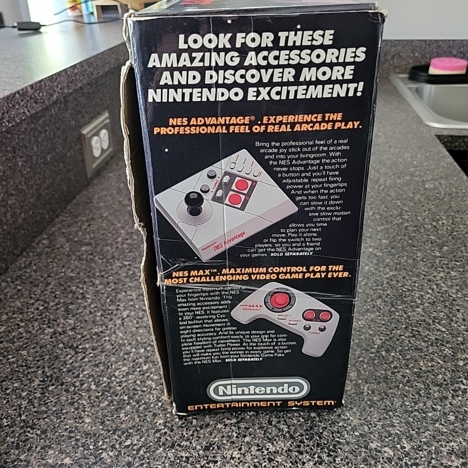 Nintendo NES Action Set Home Console BOX ONLY | eBay