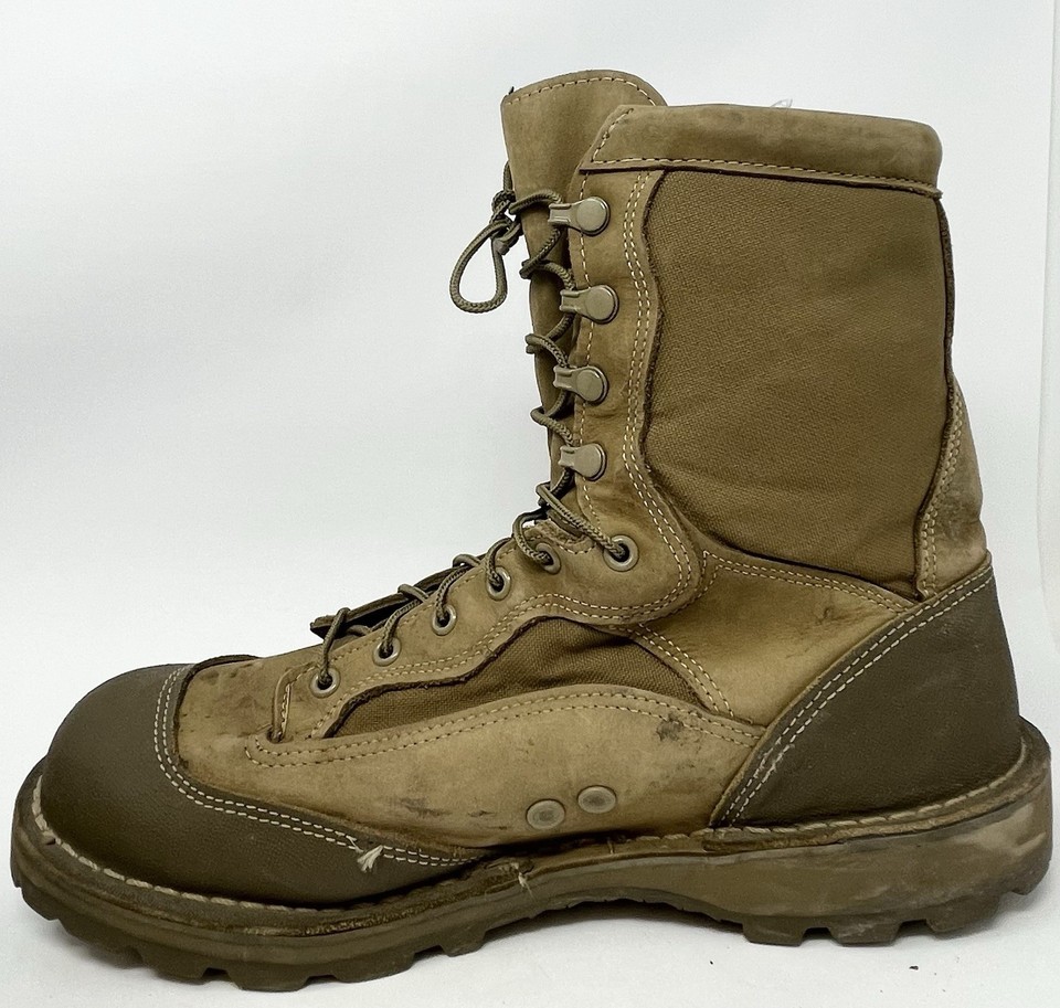 USGI Bates E29502A USMC Hot Weather Coyote Brown RAT Combat Boots | Men ...