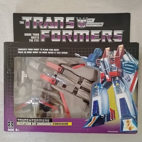 Transformers G1 Reissue 2017 Decepticon Starscream Action Figure NIB ...