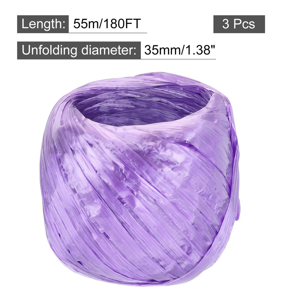 Polyester Nylon Plastic Rope Twine Household Bundled,55m Length,3 Pcs ...