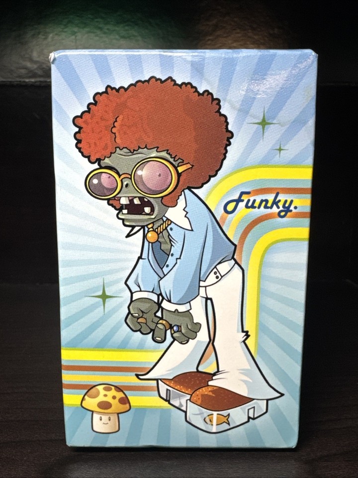 Plants Vs Zombies Disco Zombie Vinyl Figure PopCap Toy 2011 Brand New ...