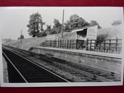PHOTO STAVERTON HALT RAILWAY STATION LARGELY TO SERVE WORKERS AT ...